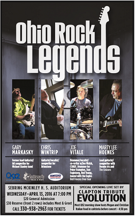 Local Level Events - 2016 Ohio Rock Legends Concert