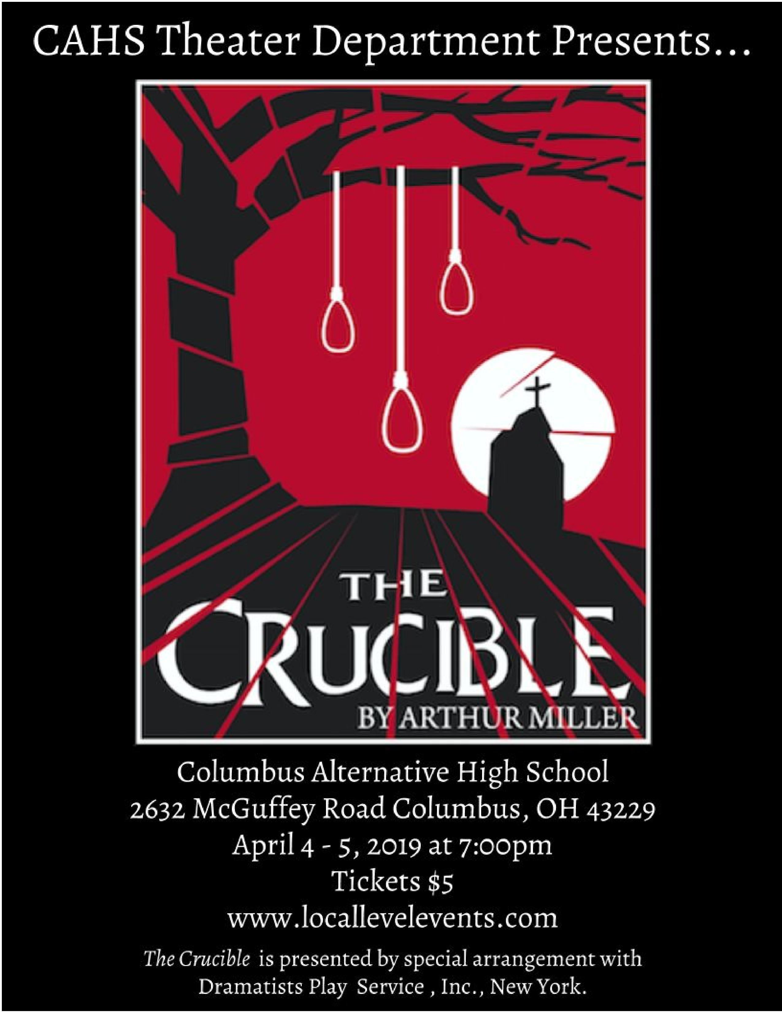 The Crucible Play Poster